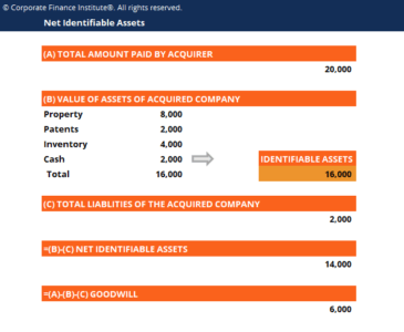 Net Identifiable Assets - Formula, Calculation, Examples