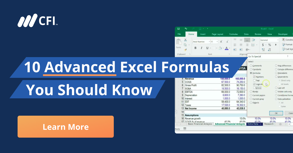10 Advanced Excel Formulas And Functions You Must Know