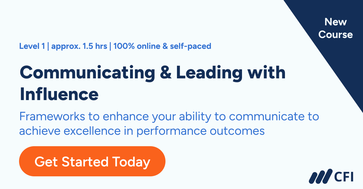 Communicating & Leading with Influence