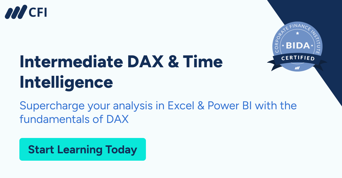 Fundamentals of Time Intelligence and DAX Course | CFI