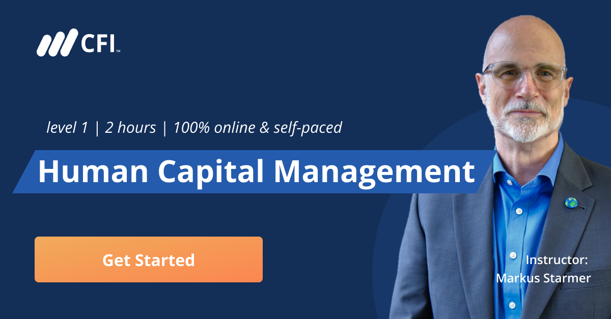 Human Capital Management Course | ESG | CFI