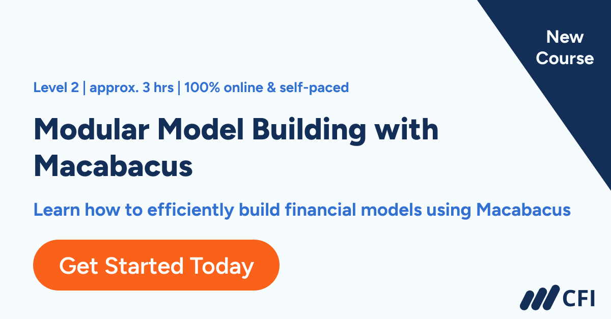 Modular Financial Model Building with Macabacus