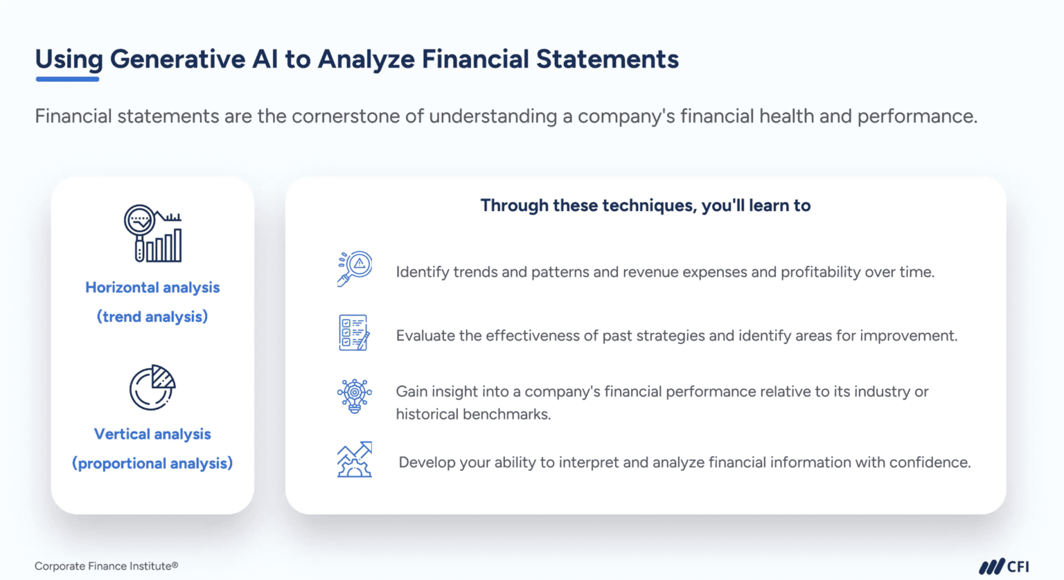 Leveraging Generative AI for Financial Analysis | CFI