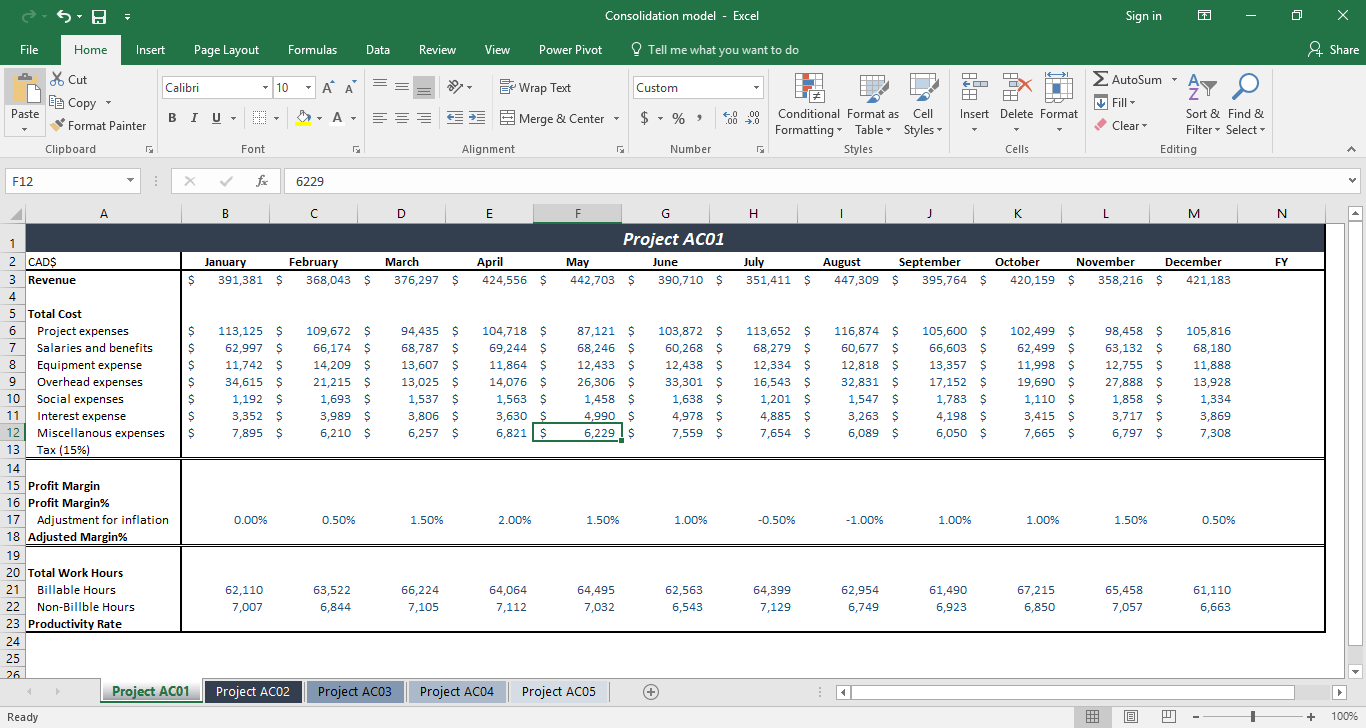 Consolidation Model - Learn How to Build a Consolidation Model