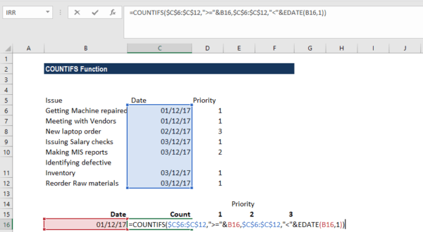 COUNTIFS Function - Formula, Example, Count Multiple Criteria