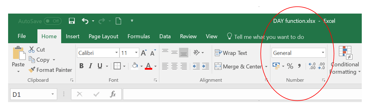 Day Function Definition Excel Formula Examples 4580