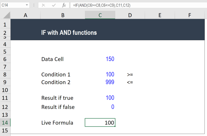 IF Statement Between Two Numbers How To Calculate Step By Step