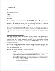 Letter of Intent (LOI) Template: All Key Terms Included in an LOI