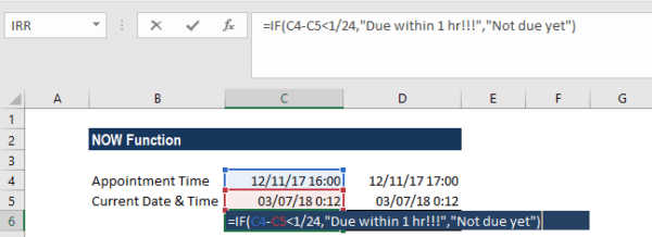 NOW Function - Formula, Examples, How to Use NOW Function