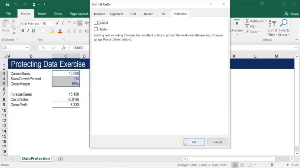 Protecting Excel Data Learn How To Lock Worksheet Data In Excel