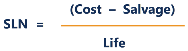SLN Function - Formula, How to Calculate, Example