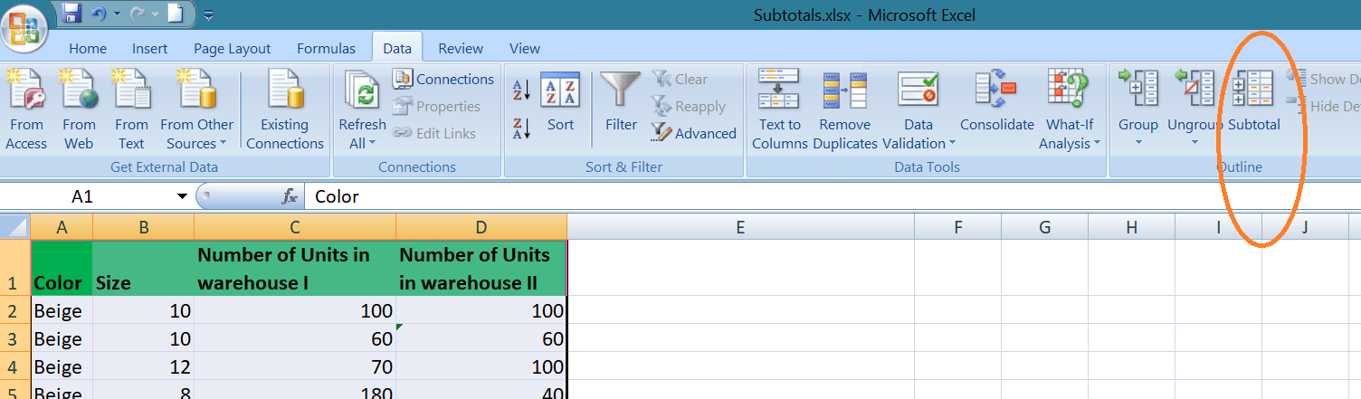 SUBTOTAL Function in Excel - Formula, Tips, How to Use