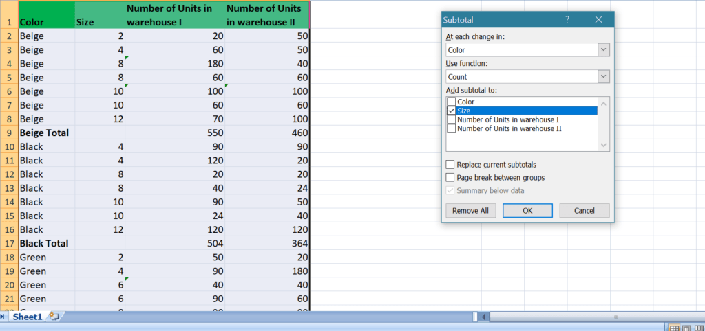 SUBTOTAL Function in Excel - Formula, Tips, How to Use