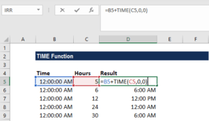 TIME Function - Formula, How to Display Hours, Minutes & Seconds