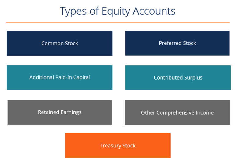 Equity Accounts - Definition, 7 Types, List, Explain